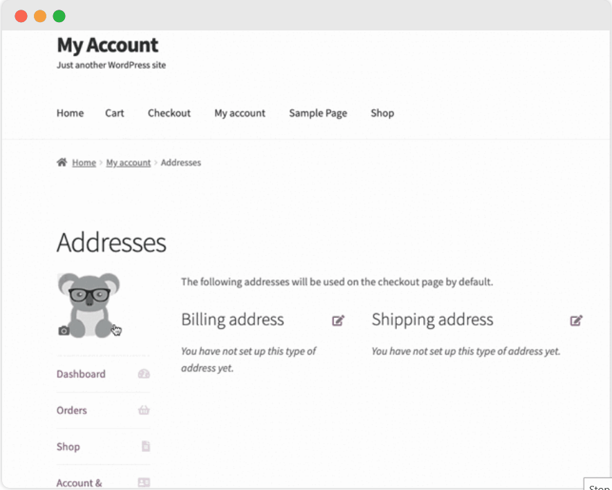 My Account Page Editor For WooCommerce - Koala Apps