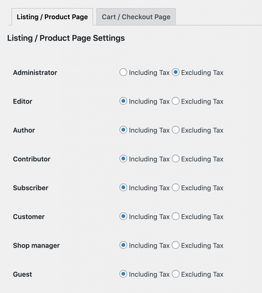 WooCommerce Display Price Including/Excluding Tax - Koala Apps